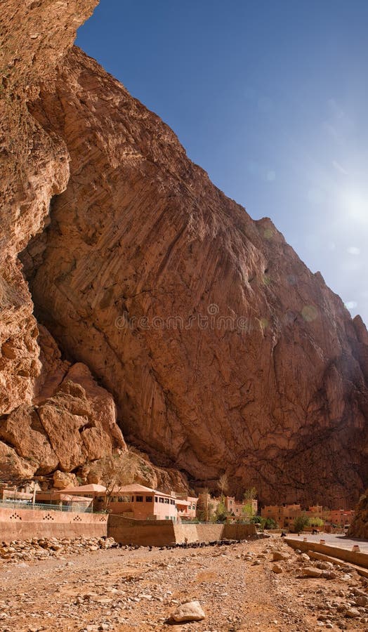 Todra Gorge, Morocco stock image. Image of dades, atlas - 211395439