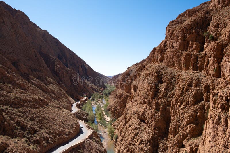 Todra Gorge, Morocco stock image. Image of dades, atlas - 211395439