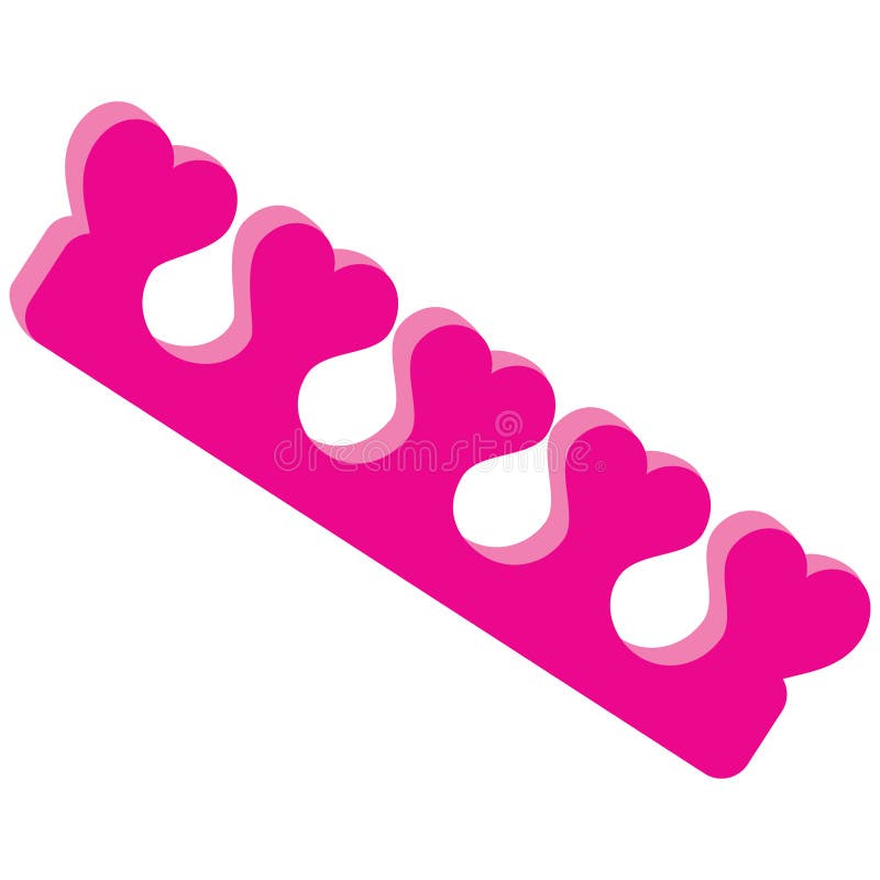 Toe Separators stock vector. Illustration of isolated - 29257966