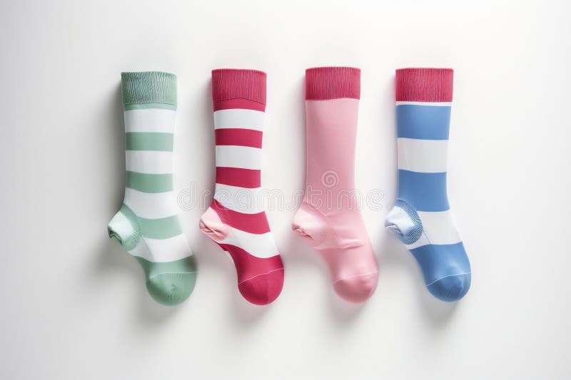 Toe Socks Isolated on a Transparent Background. AI Stock Illustration ...
