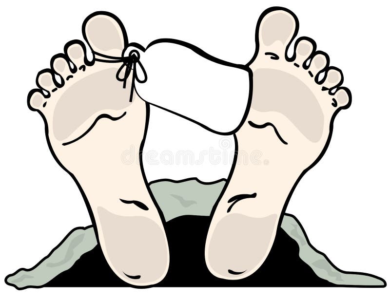 Foot Tag stock illustration. Illustration of deceased - 19322514