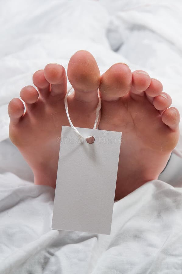 Toe Tag stock photo. Image of hospital, dead, adult, deceased - 47757096