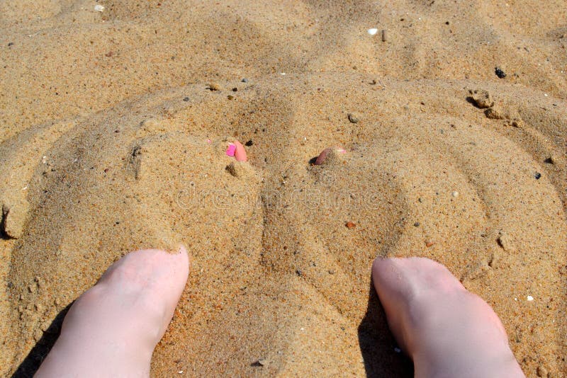 Toes in sand stock image. Image of soft, nailpolish, vacation - 58221975