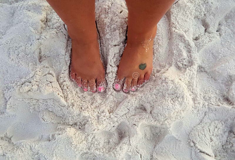 Toes in the sand stock image. Image of beautiful, sand - 77916361