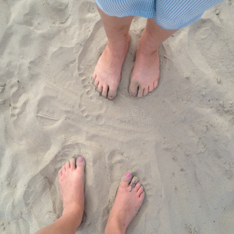 Toes in the sand stock image. Image of sand, sets, beach - 71693225