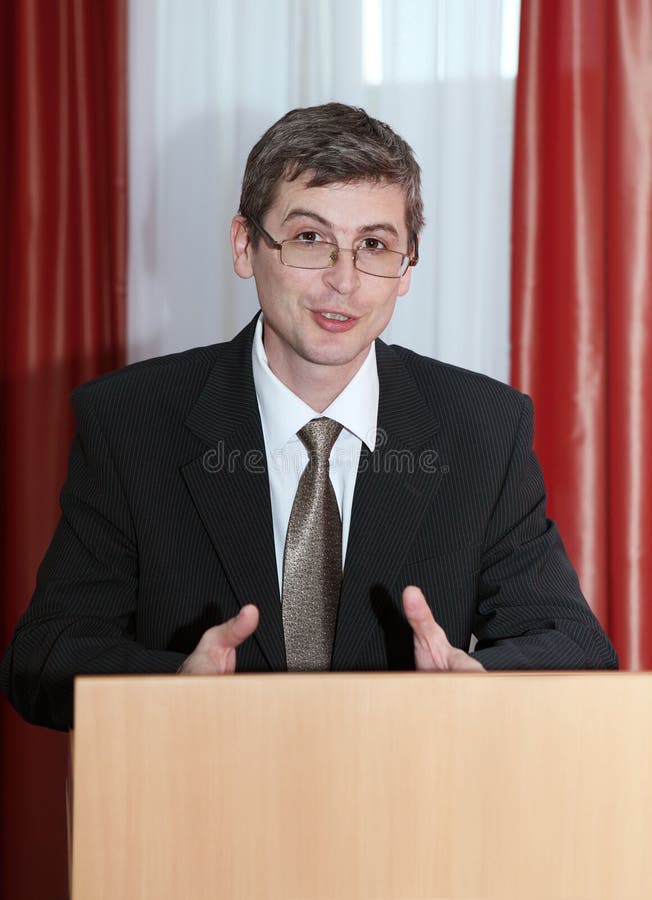 Toespraak stock foto. Image of openbaar, forum, lezing - 14064014