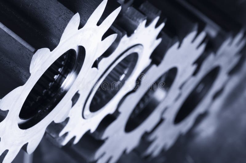 Toestel-machines in actie stock foto. Image of industrieel - 2219898