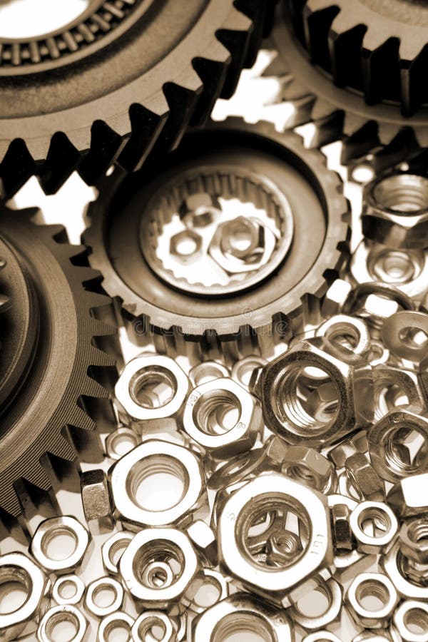 Toestellen en noten stock foto. Image of bouw, hulpmiddelen - 12125414