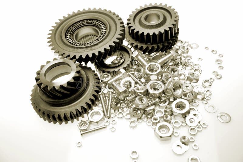 Toestellen, Noten & Bouten Stock Foto - Image of toestellen, sluit: 4101148