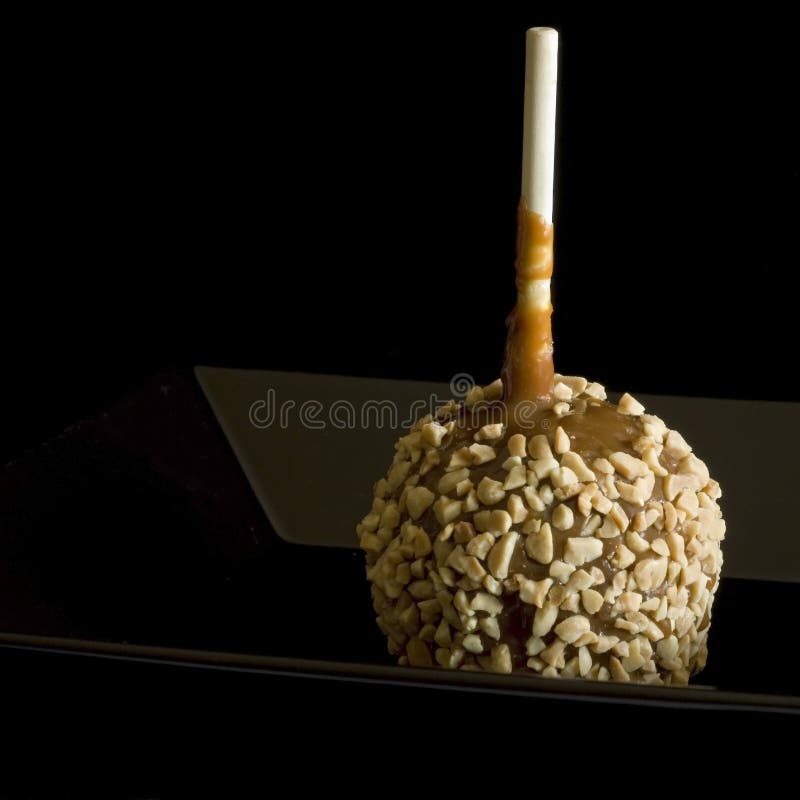 Toffee apple stock image. Image of treat, apple, peanut - 6722689