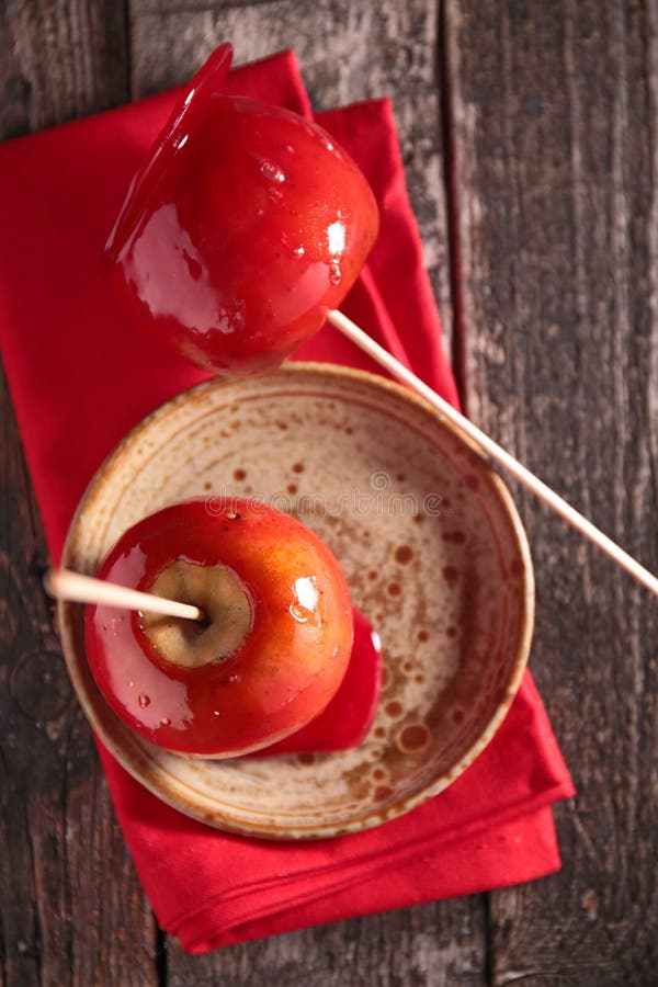 Toffee apple stock image. Image of apple, candy, sticky - 49739559