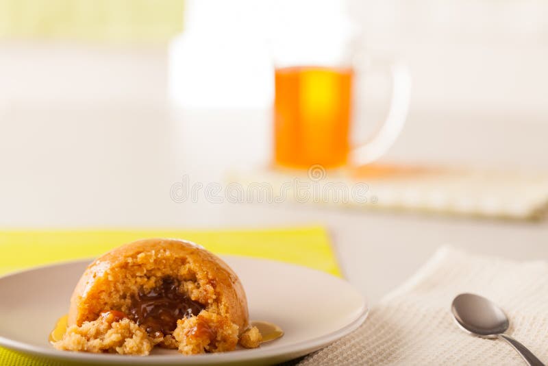 Toffee Bombe Pudding stock photo. Image of white, dessert - 36097786