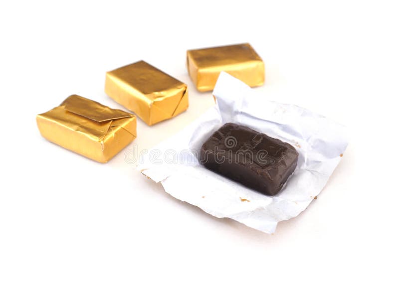 Chunky Candy Bar Gold Wrapper