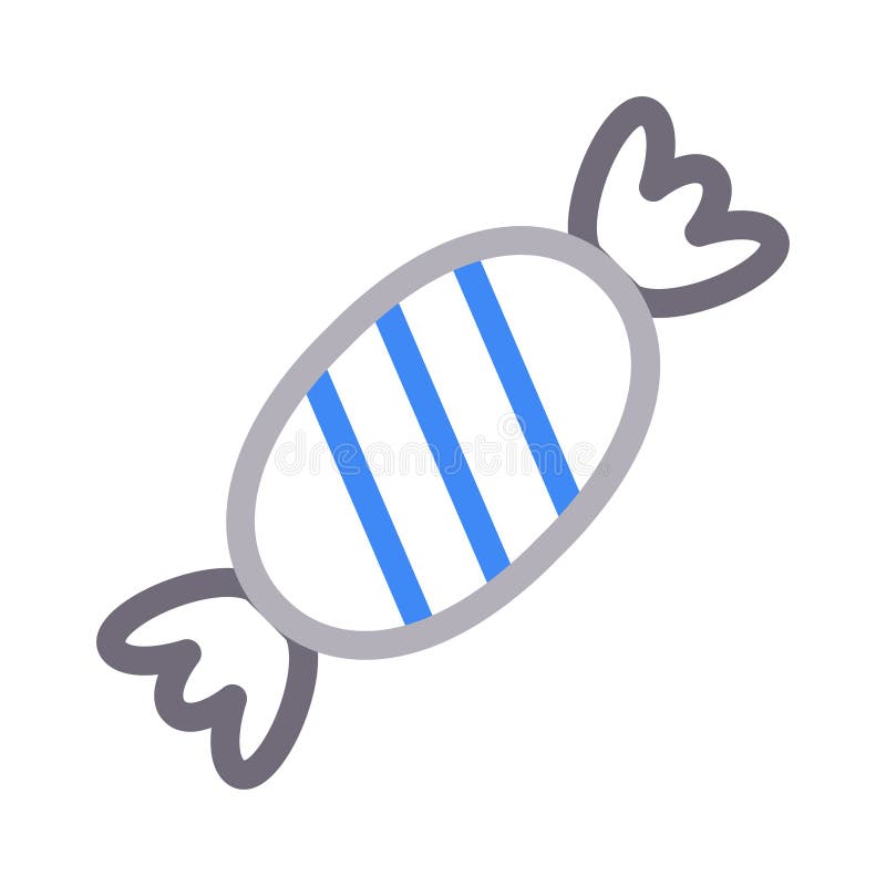 Toffee Color Line Vector Icon Stock Vector - Illustration of outline ...