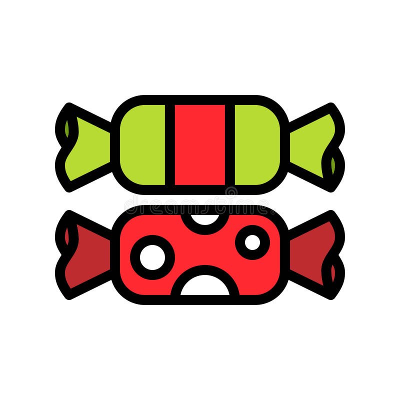 Toffee icon, outline style stock vector. Illustration of fruit - 146622121