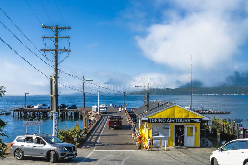 Pacific Terminus Trans-Canada Highway Editorial Photo - Image of harbor ...