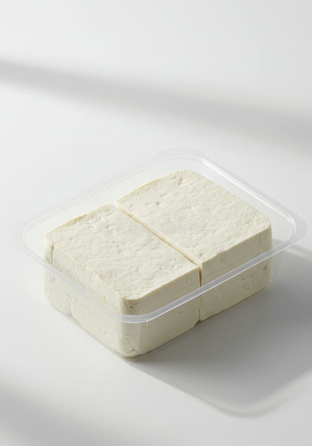 Tofu Blocks in Container Fresh Vegan Protein Source for Cooking Stock ...