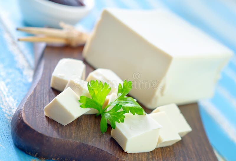 Tofu cheese stock image. Image of cube, luxurious, minimal - 37897887