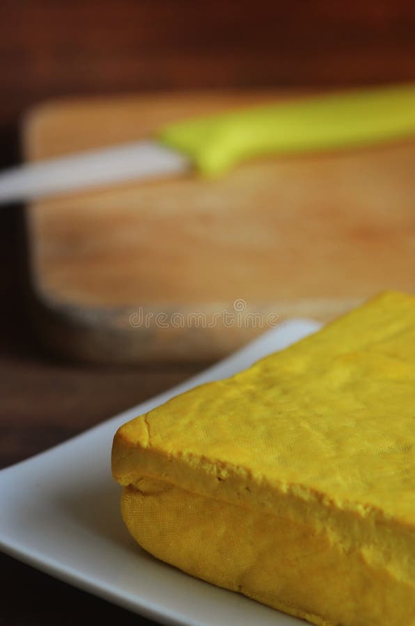 Tofu yellow stock image. Image of wallpaper, layer, food - 59187379