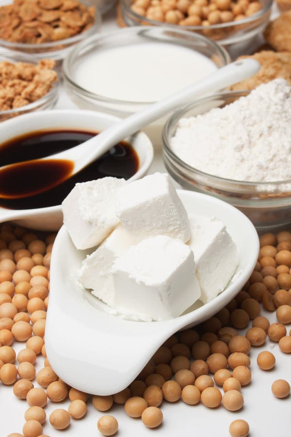 Tofu and Other Soy Products Stock Image - Image of flour, soya: 24719633