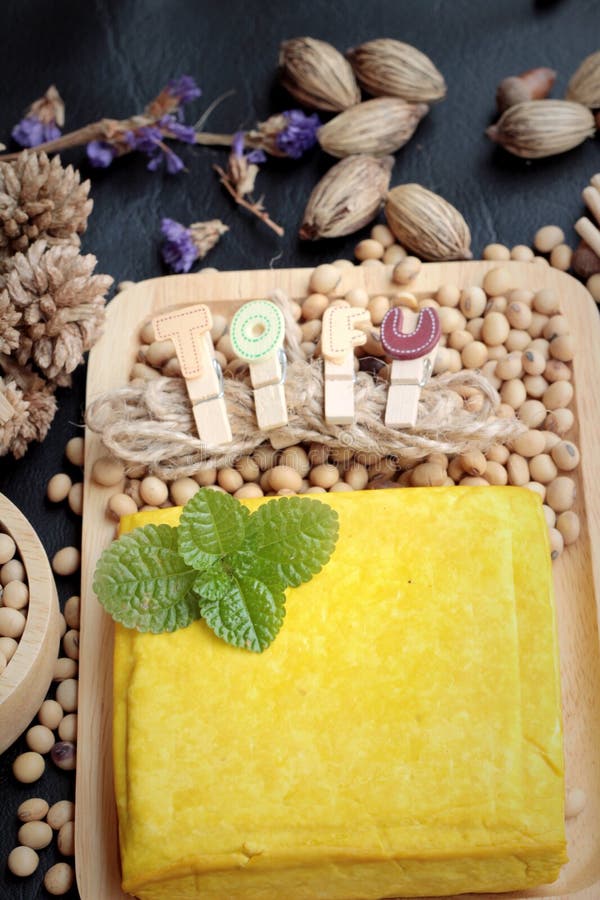 Tofu and Soybeans is Delicious. Stock Photo - Image of dried, cooking ...