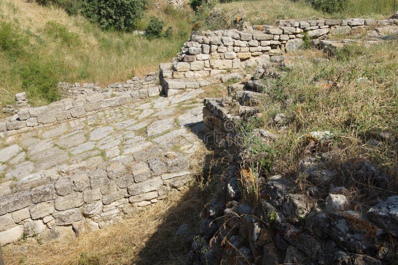 Togate Principal De La Rampa De Troy Imagen de archivo - Imagen de ...