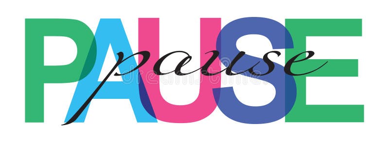Pause Letters Stock Illustrations – 208 Pause Letters Stock ...