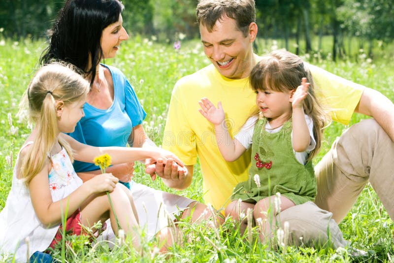 Together stock image. Image of adult, outside, children - 5608247