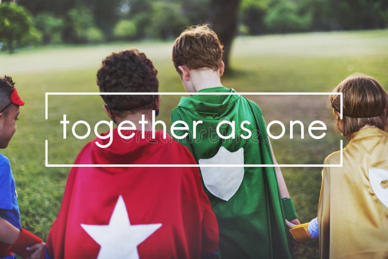 Together Togetherness Team Teamwork Connection Concept Stock Image ...