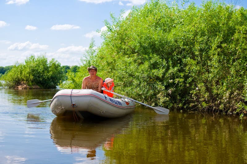 Together on a boat stock image. Image of grandfather - 18441719