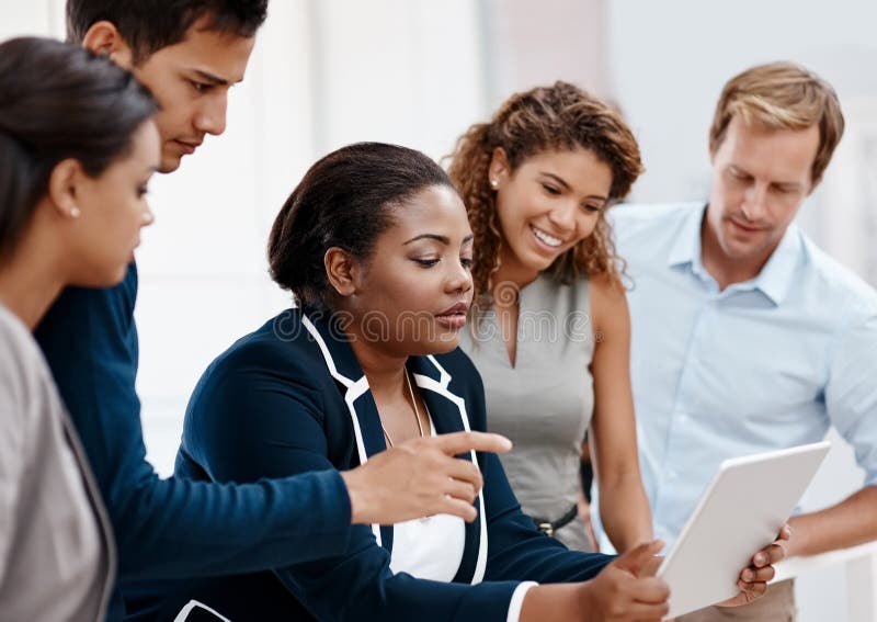 Together, we Can Accomplish Anything. a Diverse Group of Colleagues at ...