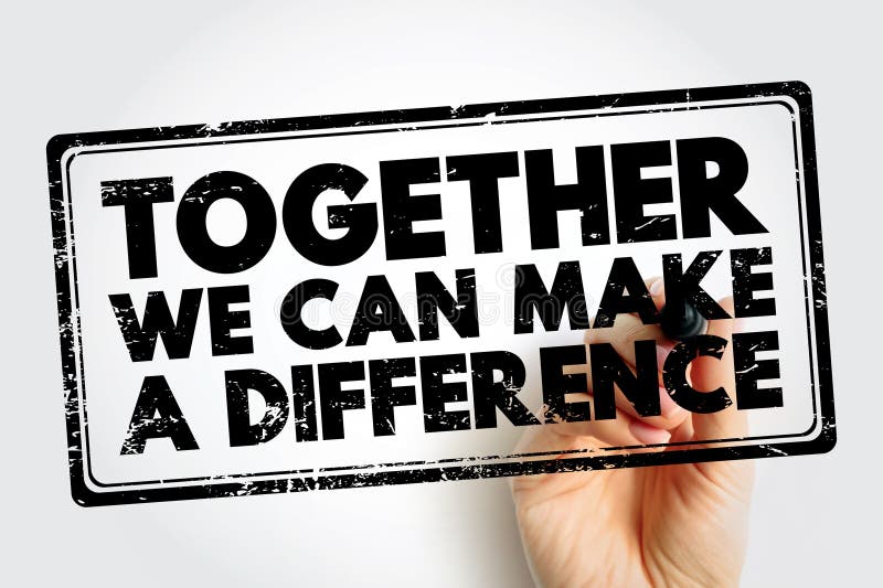 323 Together Make Difference Stock Photos - Free & Royalty-Free Stock ...