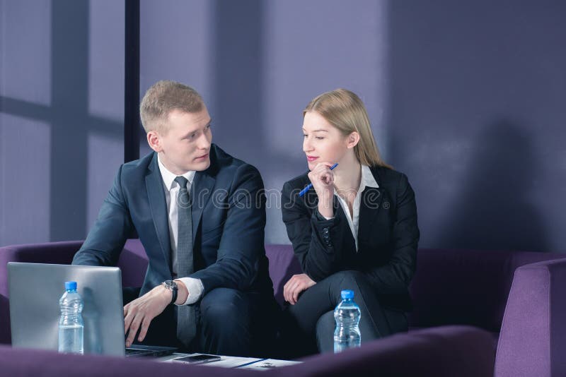 Together they Can Solve Any Problem Stock Photo - Image of laptop ...