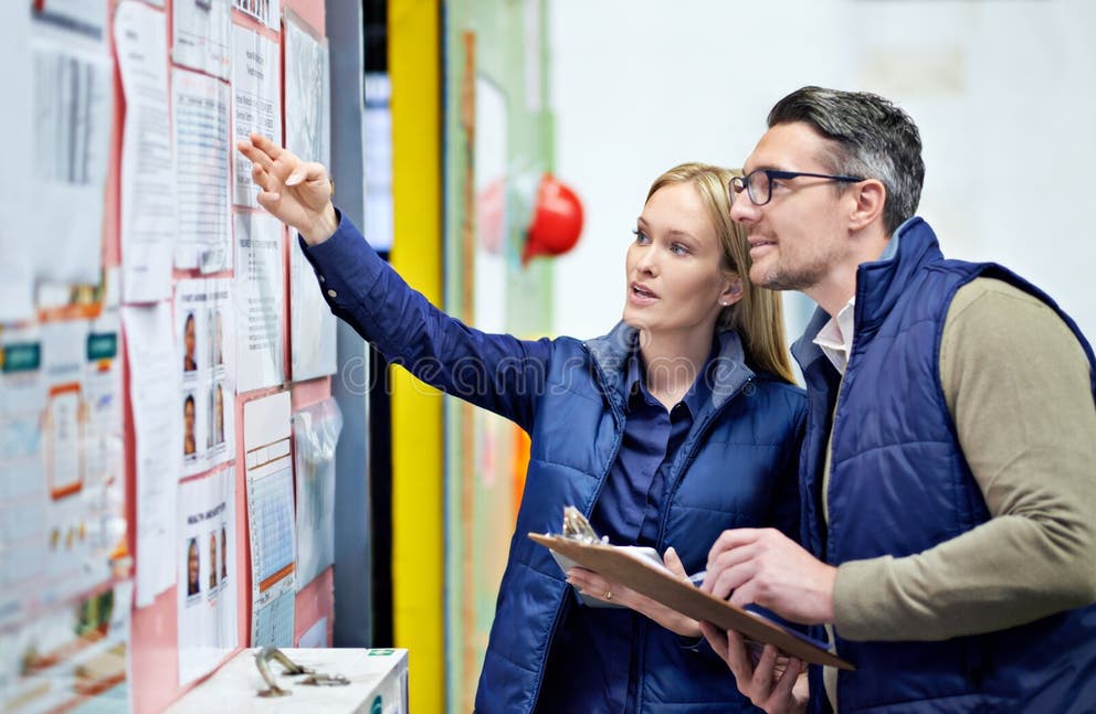 Together they Can Solve Any Problem. a Two Coworkers Managing a ...