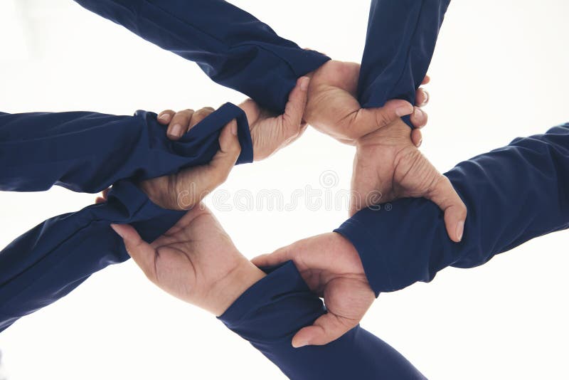 Ring of hands teamwork stock photo. Image of cooperation - 17993124