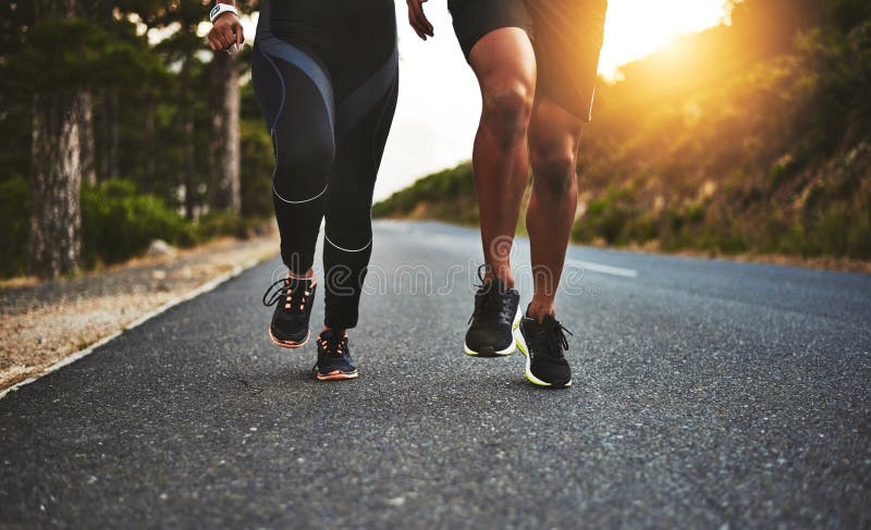 Together Every Step of the Way. Low Angle Shot of an Unrecognizable ...