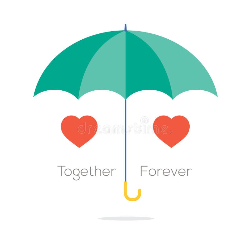 Together Forever Love Concept Stock Vector - Illustration of marriage ...