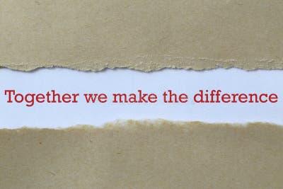 Together Make Difference Stock Illustrations – 696 Together Make ...
