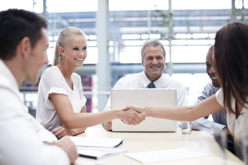 Together Well Make this Project Successful. a Group of Business People ...