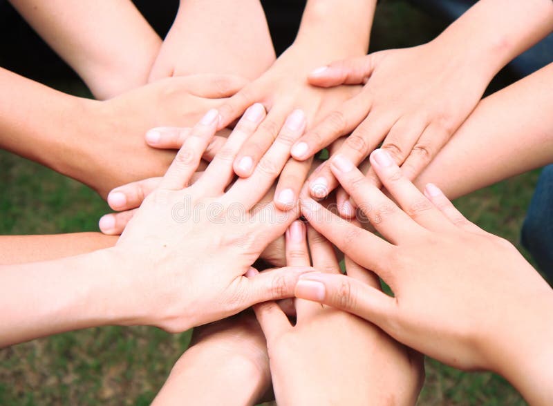 Togetherness stock photo. Image of clasped, cooperation - 6961872