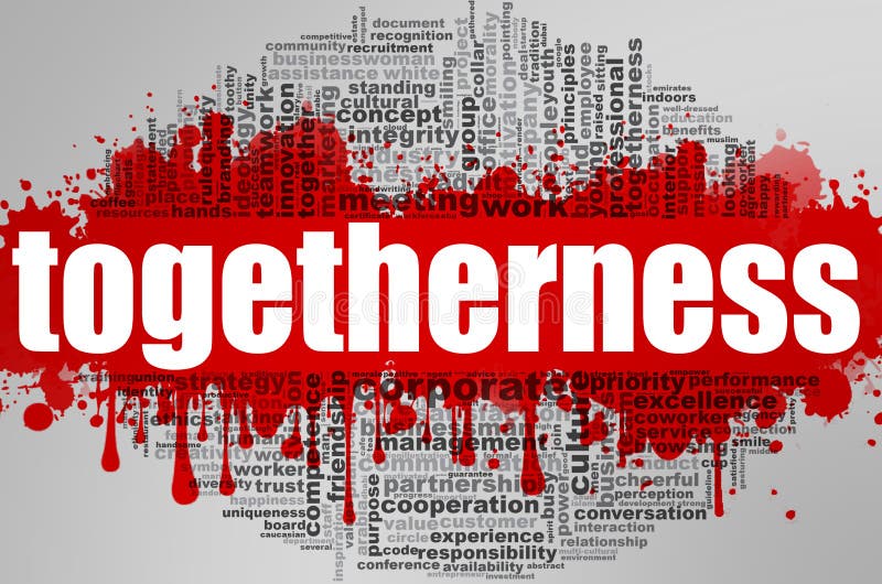 Togetherness Word Text Typography Design Logo Icon Stock Vector ...