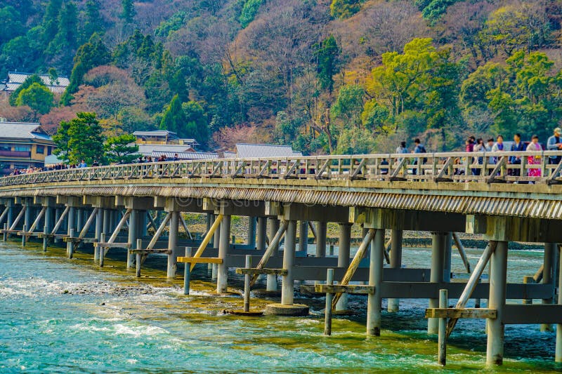Togetsu-kyo Bridge Togetsukyo in Arashiyama, Kyoto, Japan Editorial ...