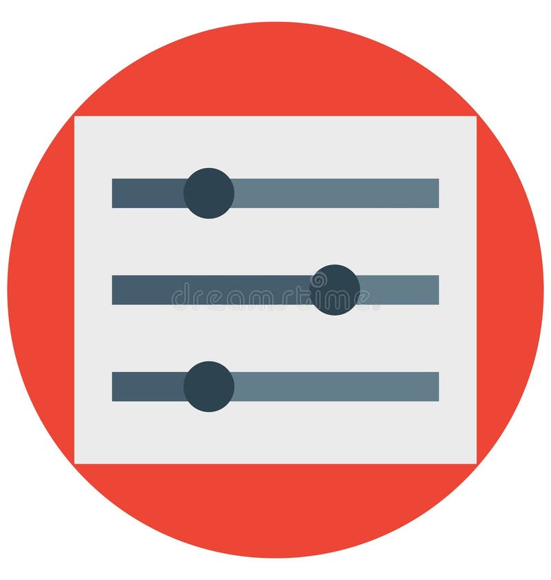 Toggle Buttons, Tweaks Buttons, Isolated Vector Icons that Can Be ...