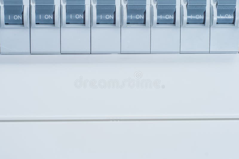 Toggle Electronic Switch on Position Close-up Stock Photo - Image of ...