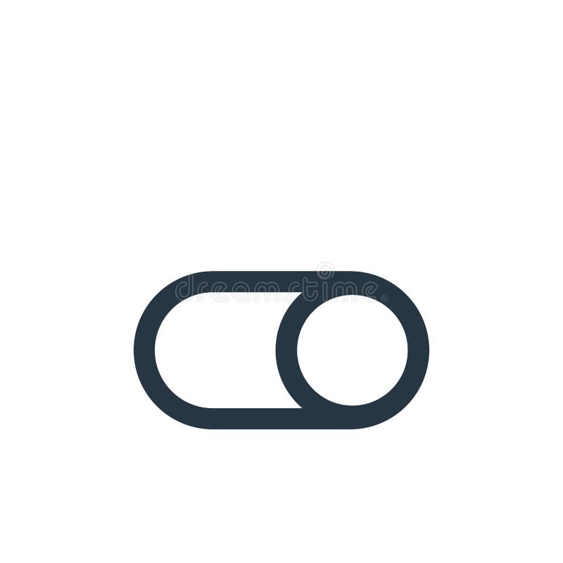 Toggle Icon Vector from User Interface Concept. Thin Line Illustration ...