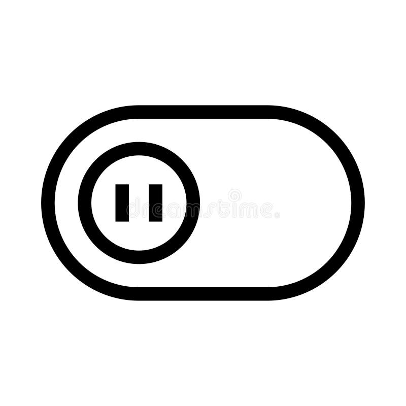 Toggle line icon stock illustration. Illustration of product - 114907020