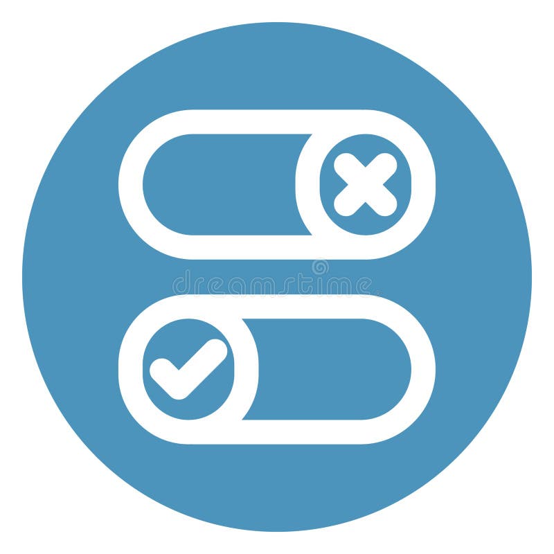 Toggle, Settings Bold Vector Icon Which Can Be Easily Modified or ...