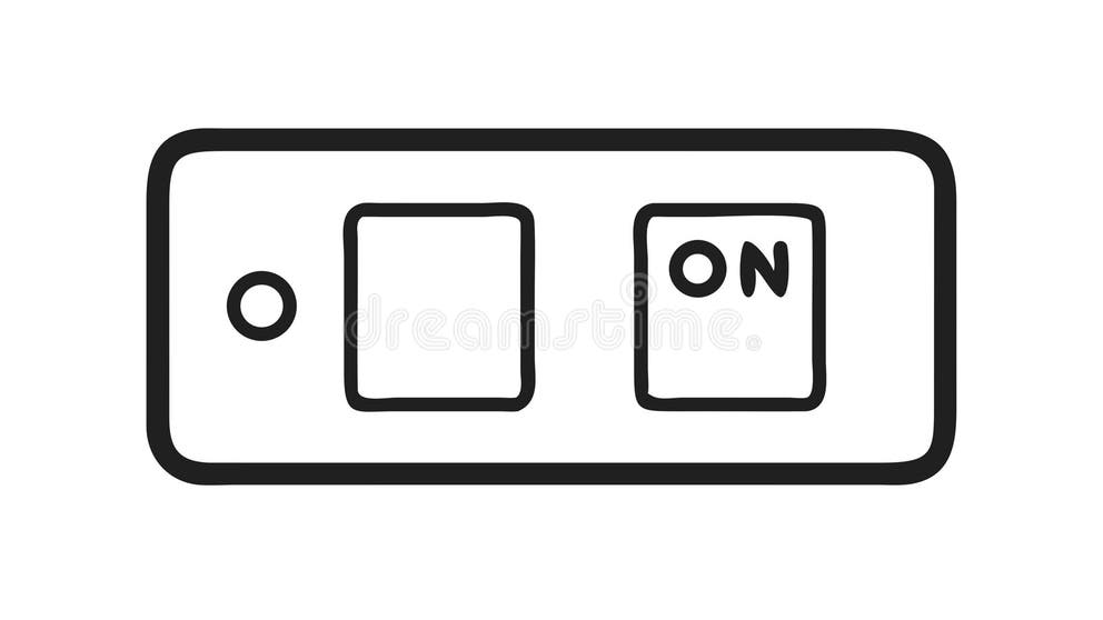 Toggle Switch on, Activate Functionality Control, Vector Design Generative AI Stock Vector ...
