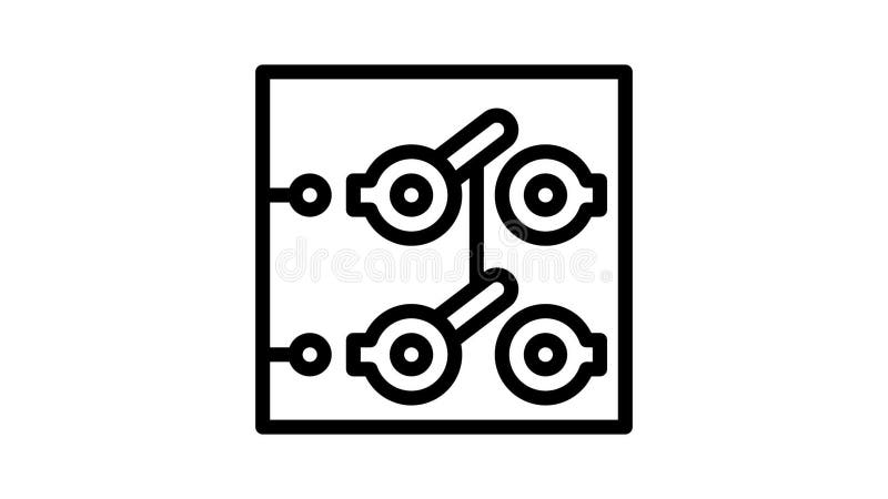 Toggle Switch Color Icon Animation Stock Footage - Video of mechanism ...