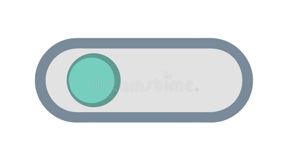 Toggle Switch Control Icon, on Off Function and Interface Element, Vector Design Generative AI ...